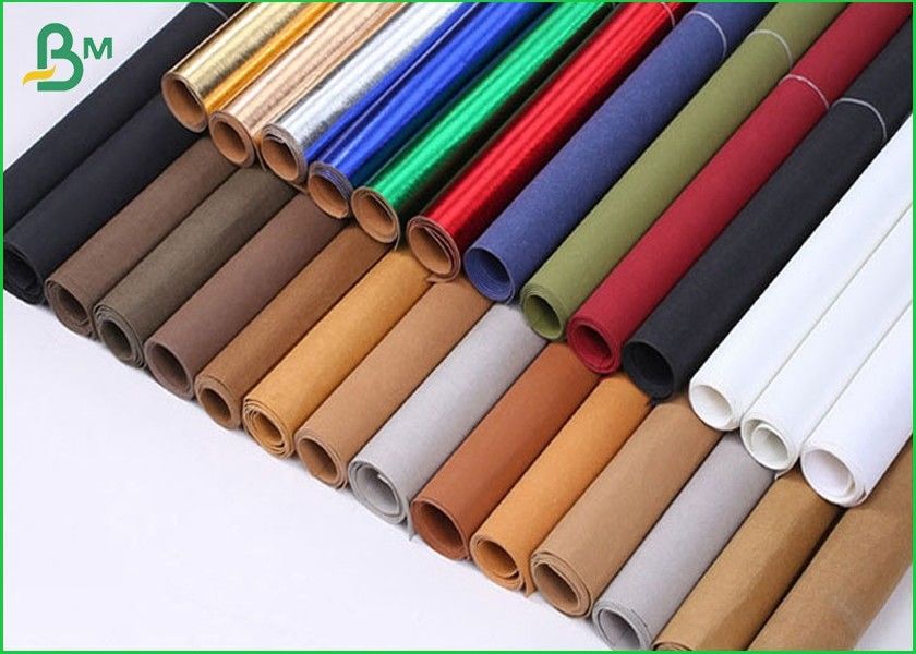Rotolo Lavabile Della Carta Kraft Colorata Di Tearproof Che Imballa 